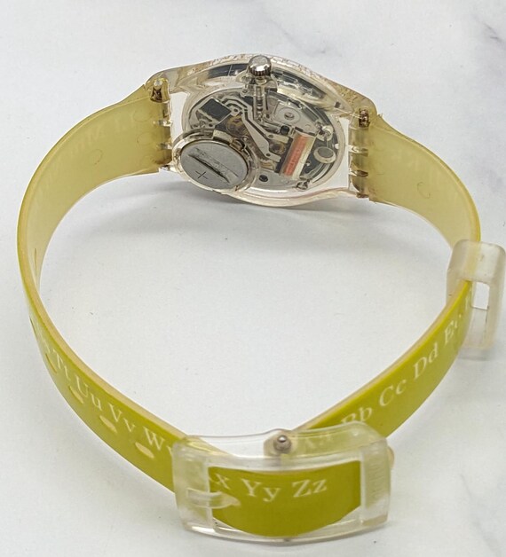 Vintage swatch Swiss Made Alphabet Wrist Watch - Gem