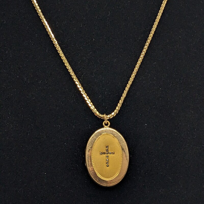 Cross Locket - Etsy