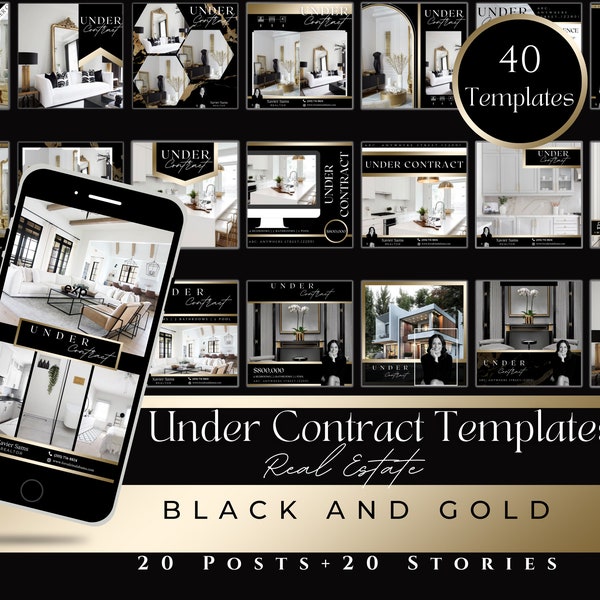 Under Contract Template - Etsy