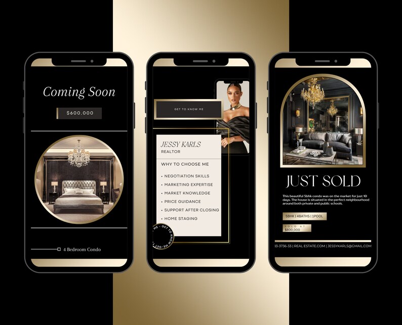 80+ July Real Estate Marketing Templates| Summer Realtor Posts| Luxury ...