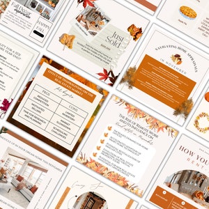 90+ November Real Estate Templates| Fall Realtor Posts|november Real ...