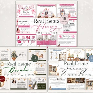 388 Ultimate Winter Real Estate Bundle| Winter Real Estate Templates ...