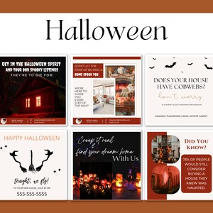 90+ October Real Estate Templates|fall-themed & Halloween Real Estate ...