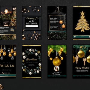 Real Estate Christmas Social Media Posts|december Real Estate Social ...