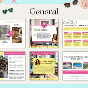 August Real Estate Social Media Templates| August Real Estate Marketing ...