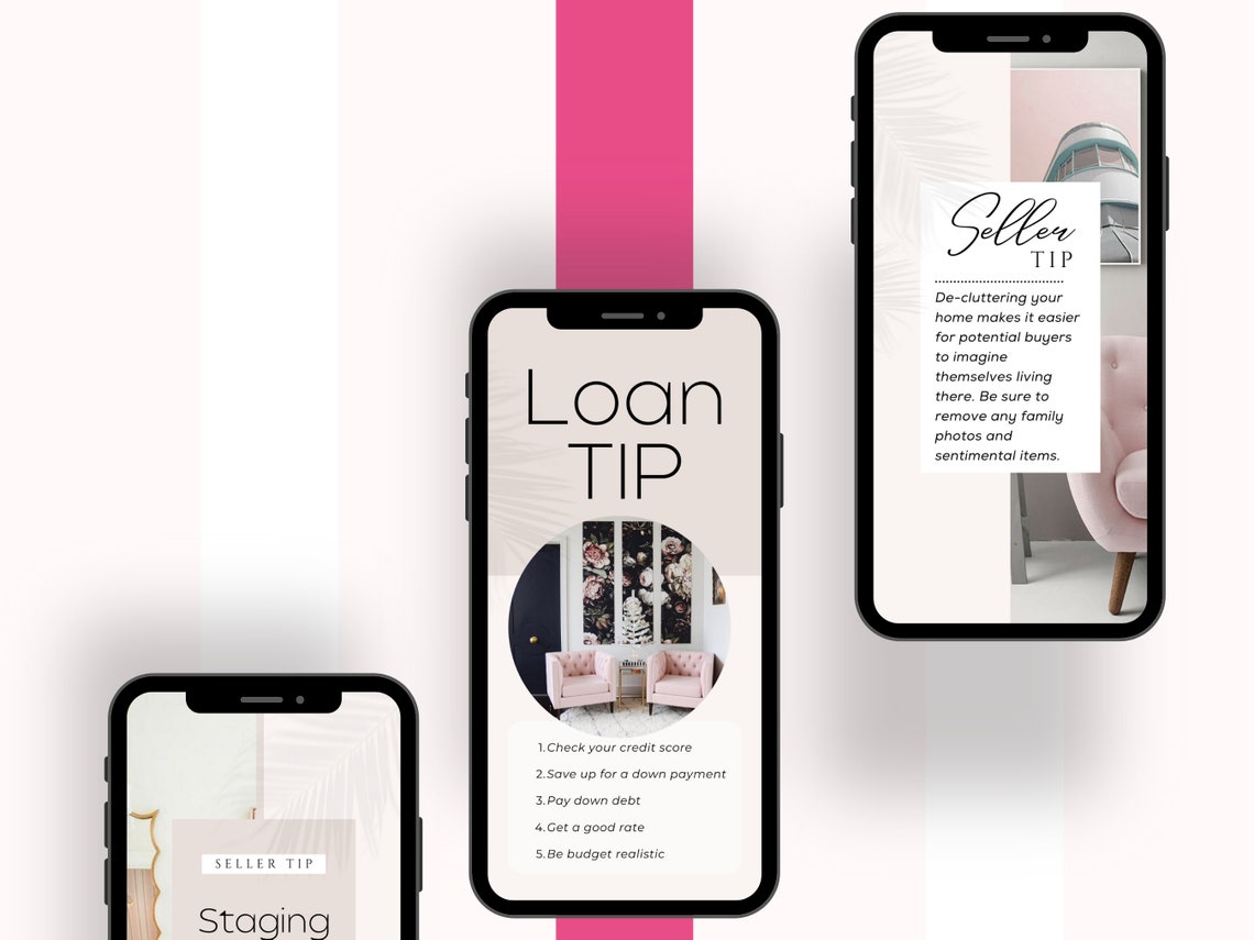 20 Buyer Seller Tips Templates for Real Estate Instagram and | Etsy