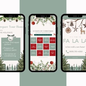 Ultimate Real Estate December Templates| Holiday Real Estate Posts ...