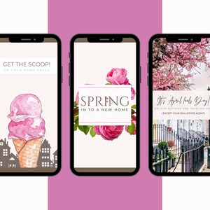 70+ Real Estate April Marketing Templates| Spring Realtor Posts| Easter ...