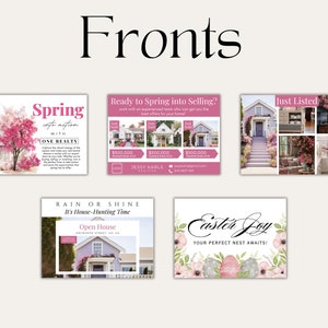 Real Estate April Postcards| Spring Real Estate Postcards| Realtor ...