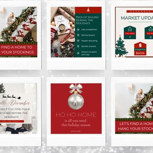 62+ Christmas Real Estate Social Media Posts| Real Estate December ...