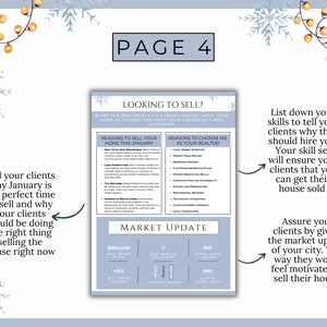 January Real Estate Newsletter Template| Real Estate Winter Newsletter ...