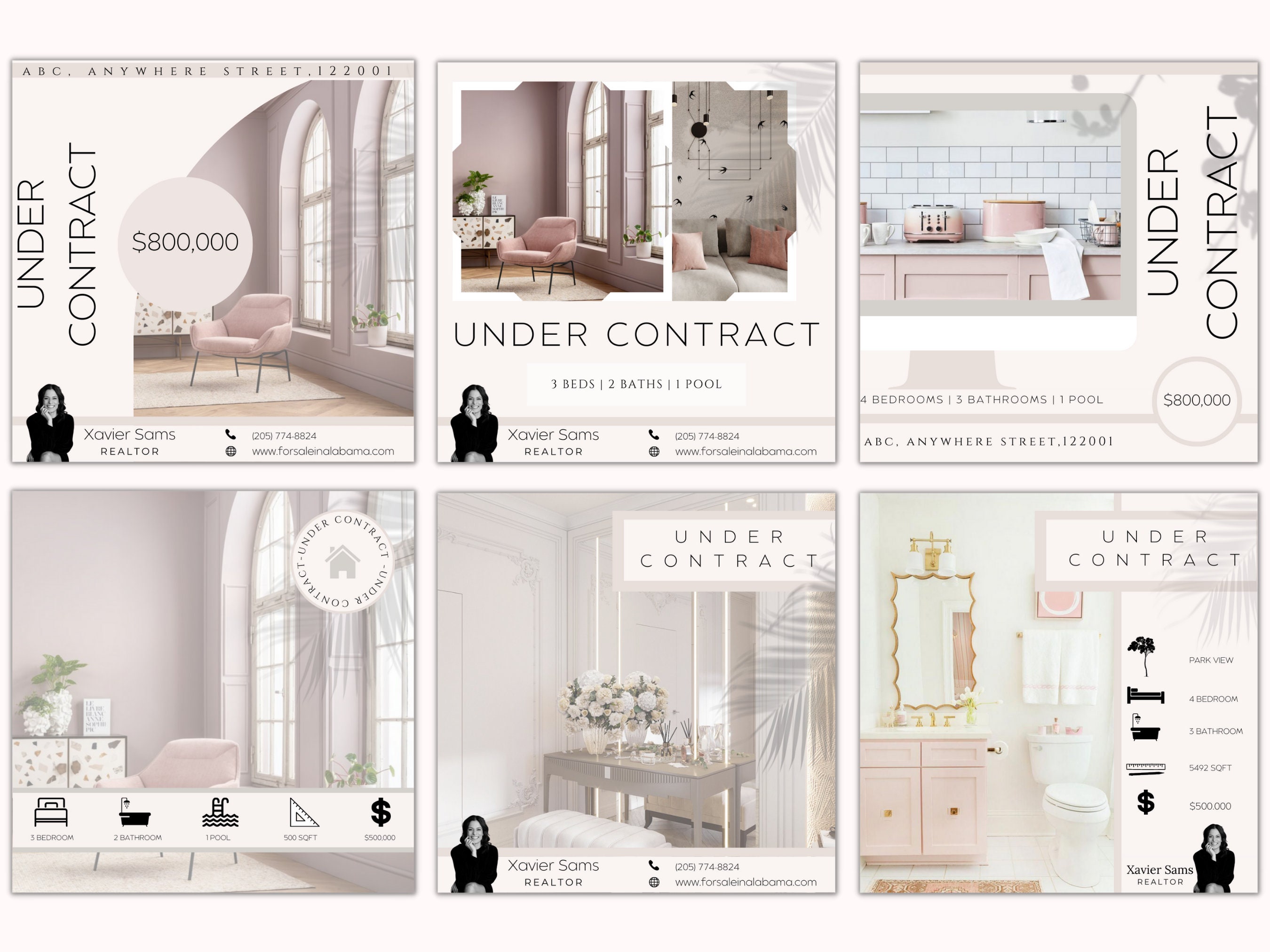 30 Under Contract Real Estate Templates Realtor Facebook and - Etsy