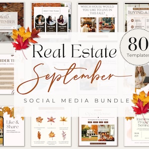 260+ Fall Real Estate Templates| Fall Social Media Posts| Fall Themed ...