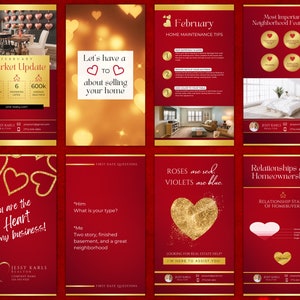 60+ Real Estate Valentine's Day Posts and Stories| February Real Estate ...
