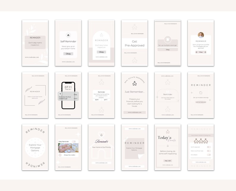 50 Real Estate Reminder Marketing Templates Realtor Social - Etsy