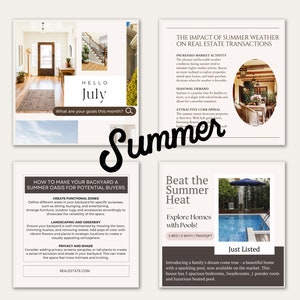 80+ July Real Estate Social Media Templates| July Real Estate Marketing ...