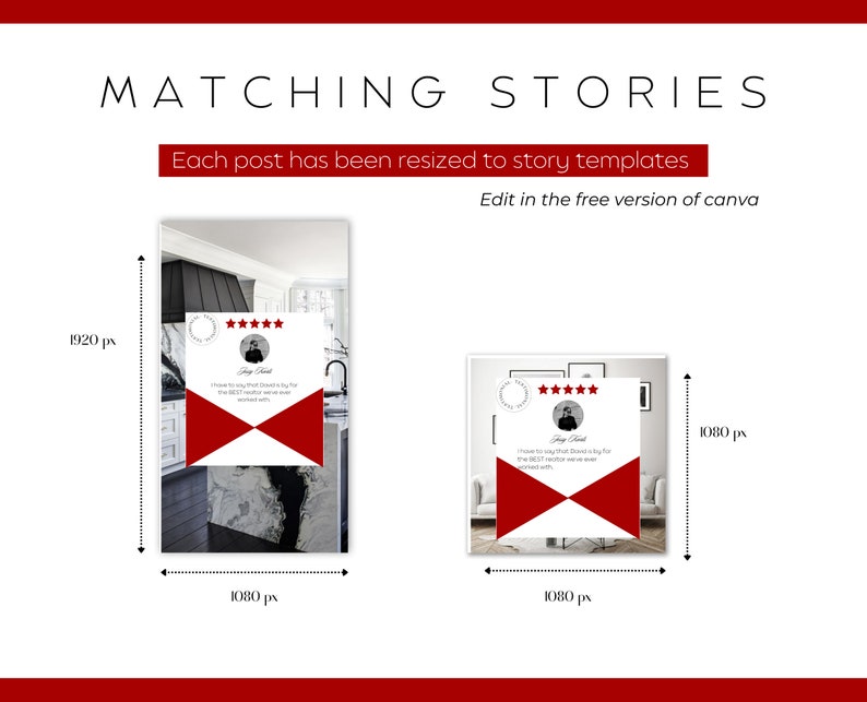 400+ Red Real Estate Marketing Templates|realtor Social Media Marketing ...