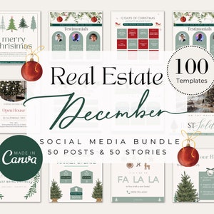 Ultimate Real Estate December Templates| Holiday Real Estate Posts ...