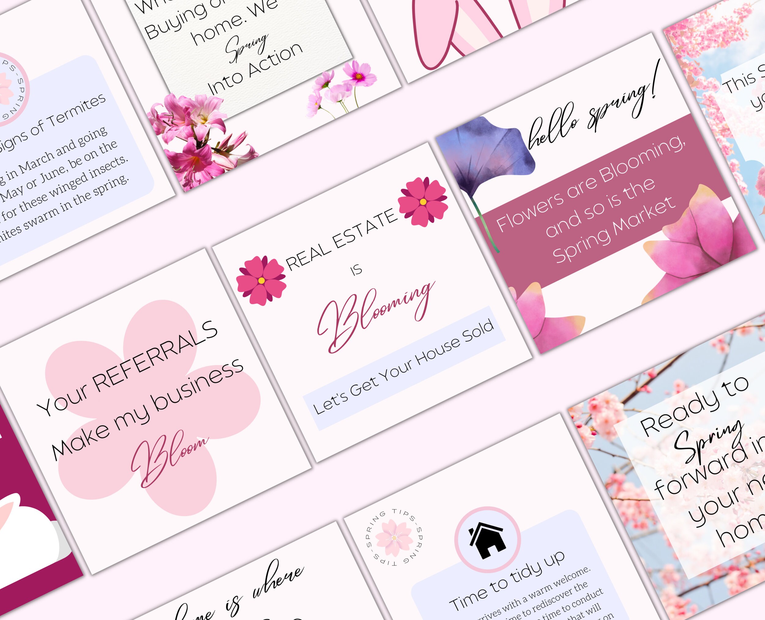 30 Spring Real Estate Marketing Templates for Social Media - Etsy