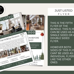 Real Estate Holiday Flyers| Real Estate Christmas Flyers| December ...