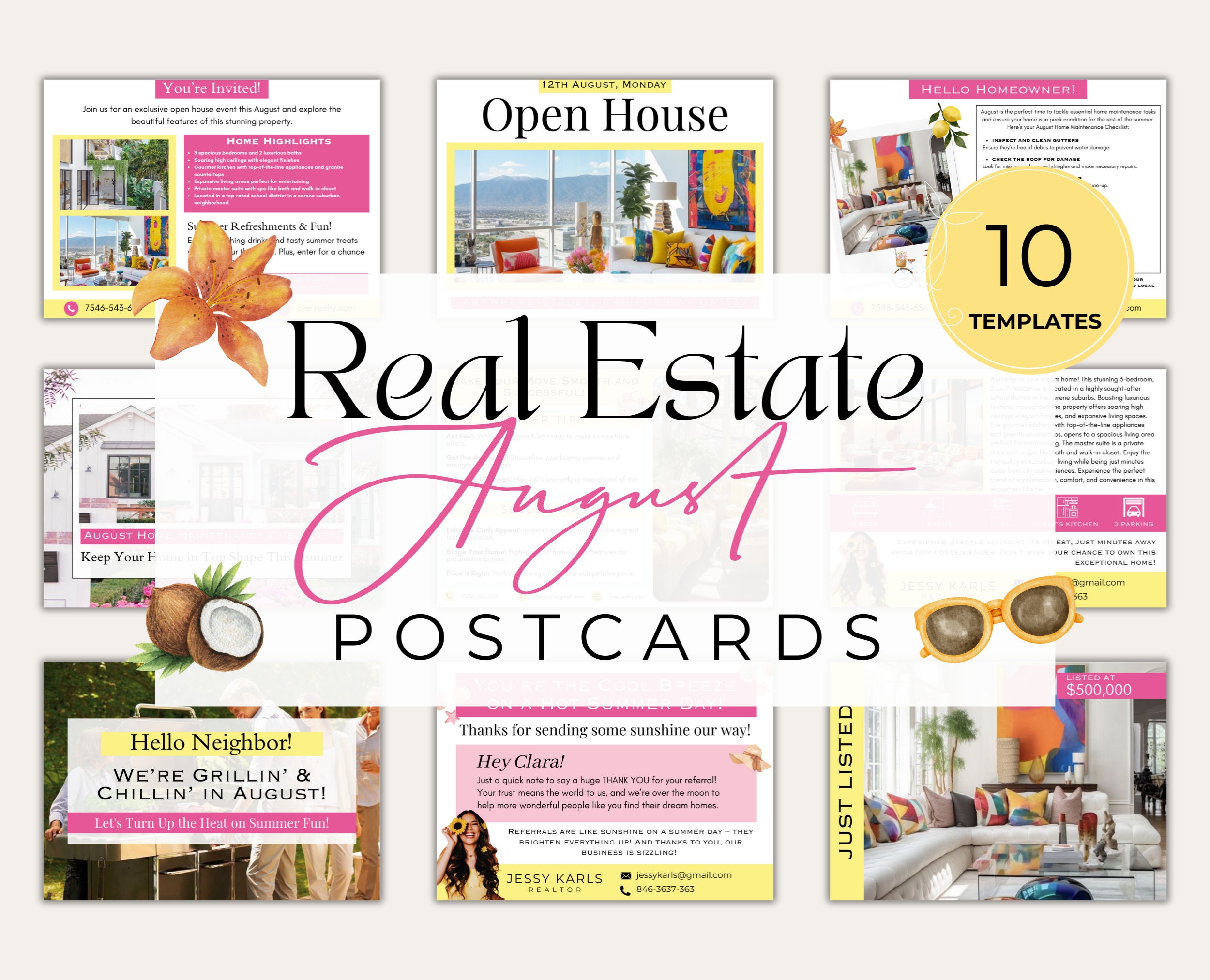 Ultimate August Real Estate Marketing Templates|august Social Media ...