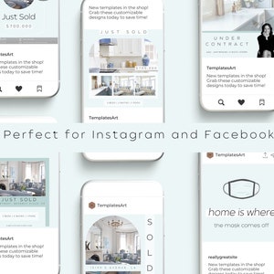 400+ Aesthetic Real Estate Marketing Templates| Social Media Posts and ...