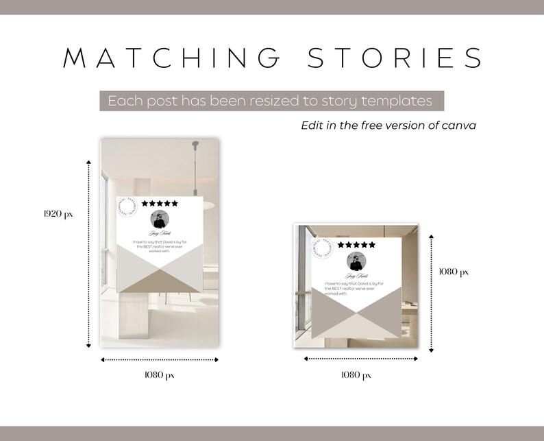 650+ Neutral Real Estate Marketing Templates| Realtor Social Media ...