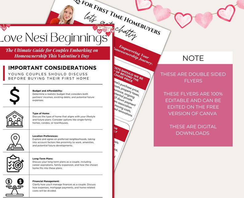 Real Estate February FAQ Flyer Template|valentines Day FAQ Flyer ...