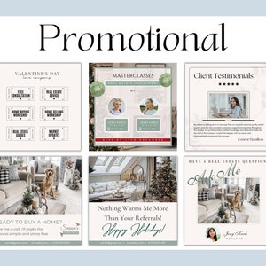 300+ Real Estate Winter Templates| Realtor Winter Marketing| Christmas ...