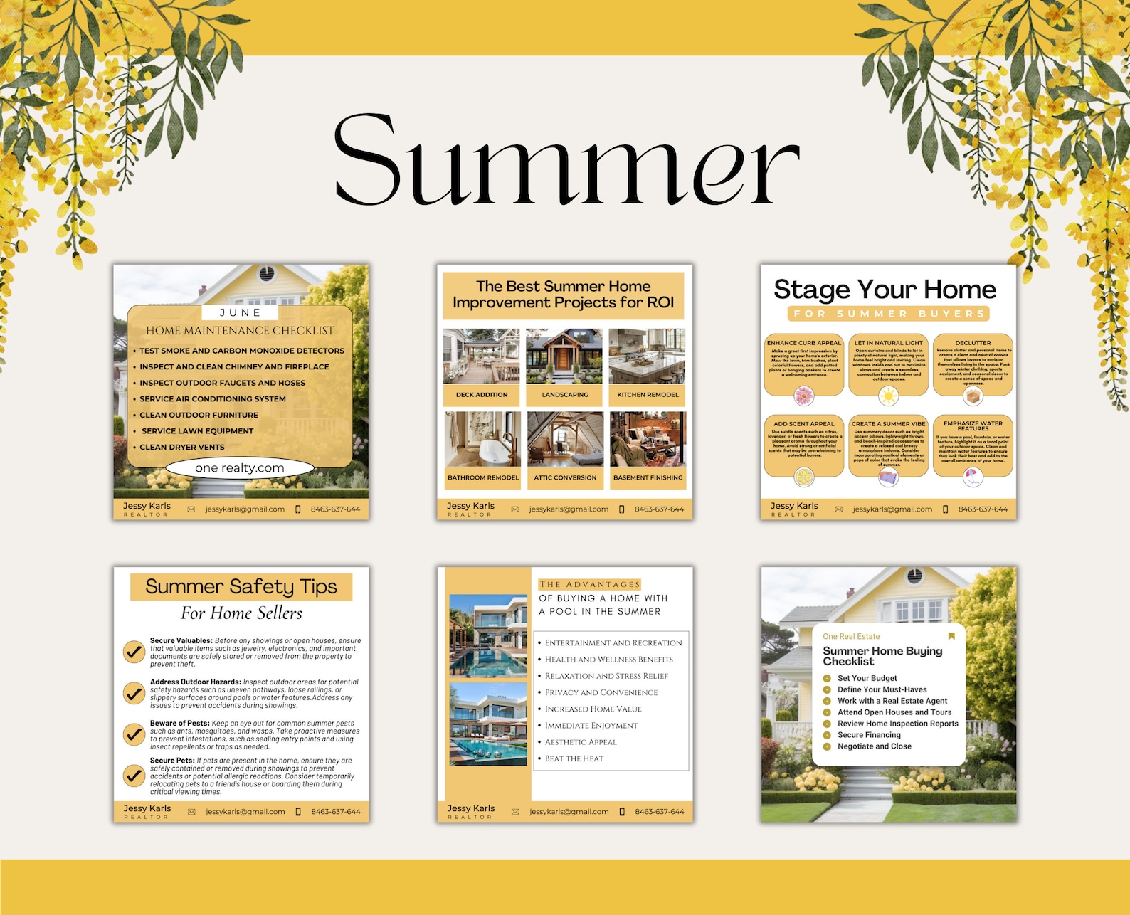 June Real Estate Marketing Templates| June Real Estate Social Media ...