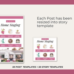 Real Estate April Templates| April Real Estate Posts| Spring Real ...