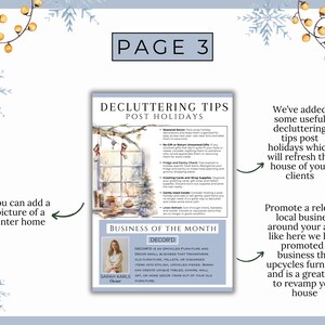 January Real Estate Newsletter Template| Real Estate Winter Newsletter ...