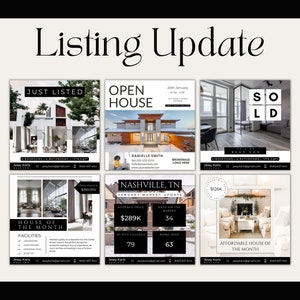 64+ January Real Estate Marketing Templates| Real Estate January Social ...