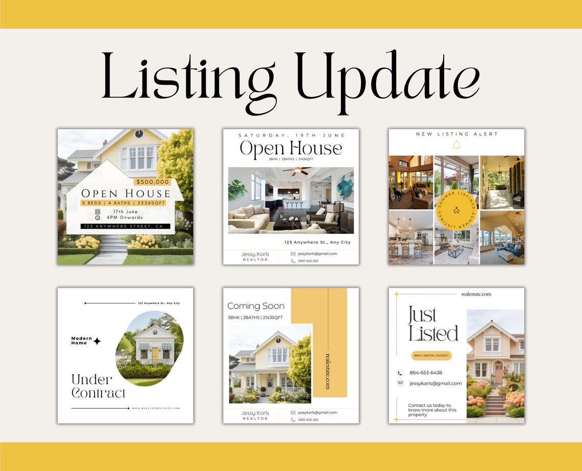 June Real Estate Marketing Templates| June Real Estate Social Media ...