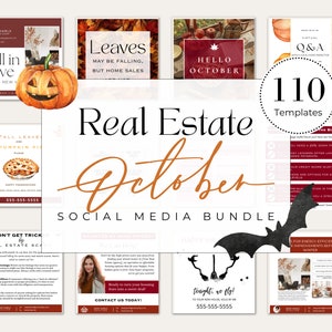 Ultimate October Real Estate Marketing Template| Halloween Real Estate ...