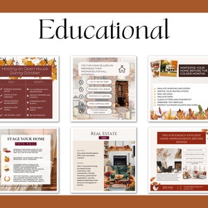 90+ October Real Estate Templates|fall-themed & Halloween Real Estate ...