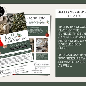 Real Estate Holiday Flyers| Real Estate Christmas Flyers| December ...