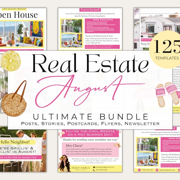 Summer Real Estate Pop By - Etsy