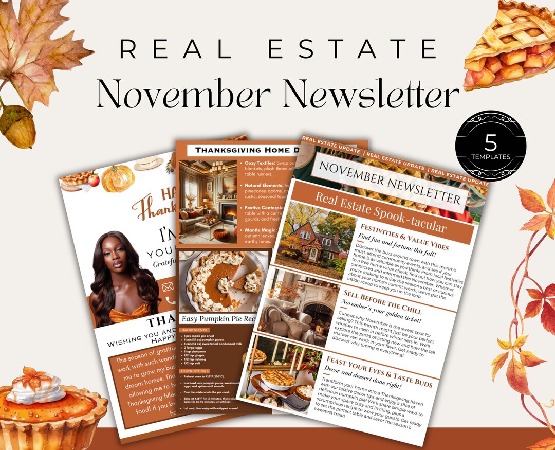 November Real Estate Newsletter|fall Real Estate Newsletter ...