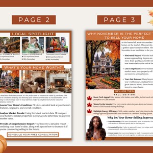 Fall Real Estate Newsletter| September Realtor Newsletter| October ...