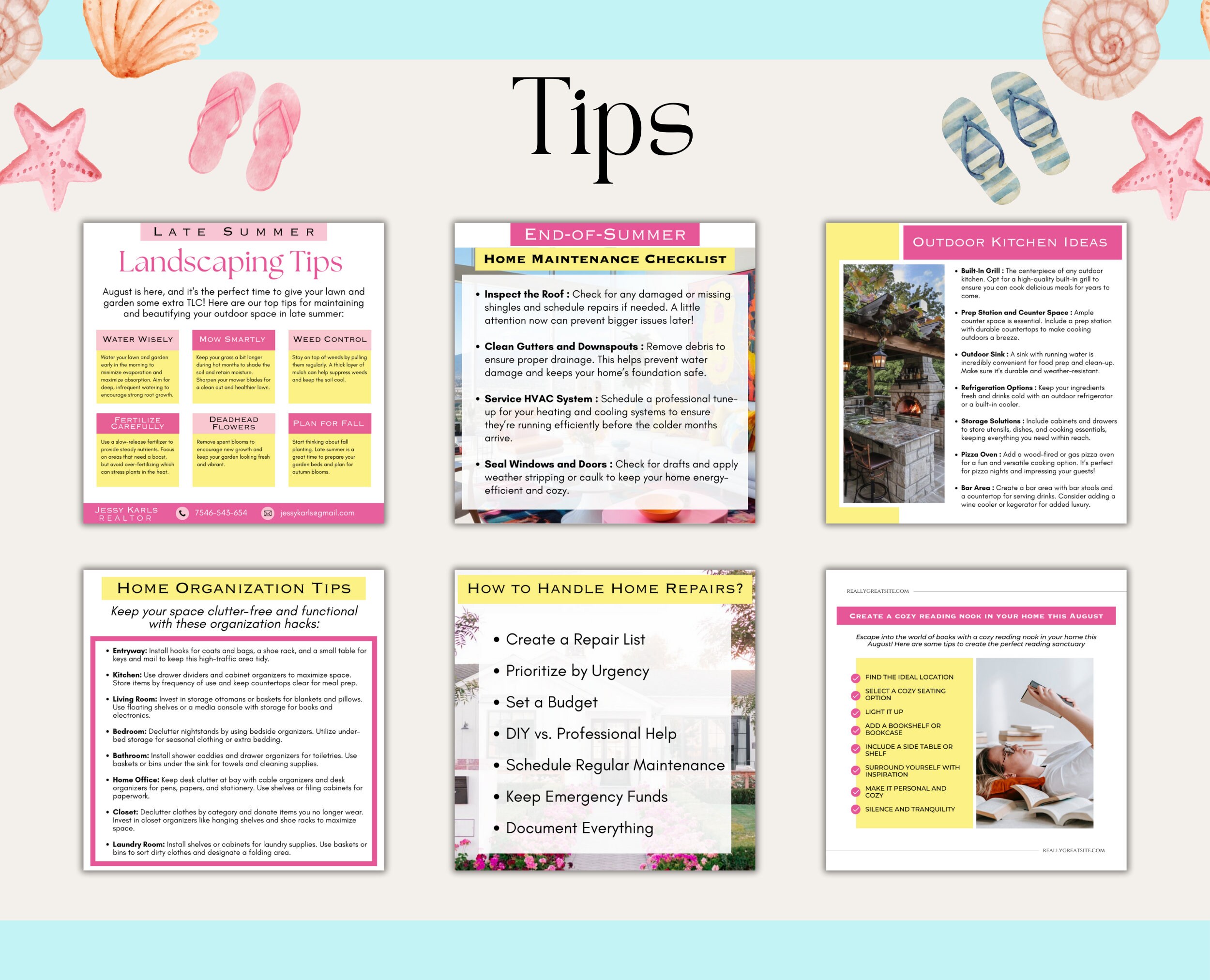 August Real Estate Social Media Templates| August Real Estate Marketing ...