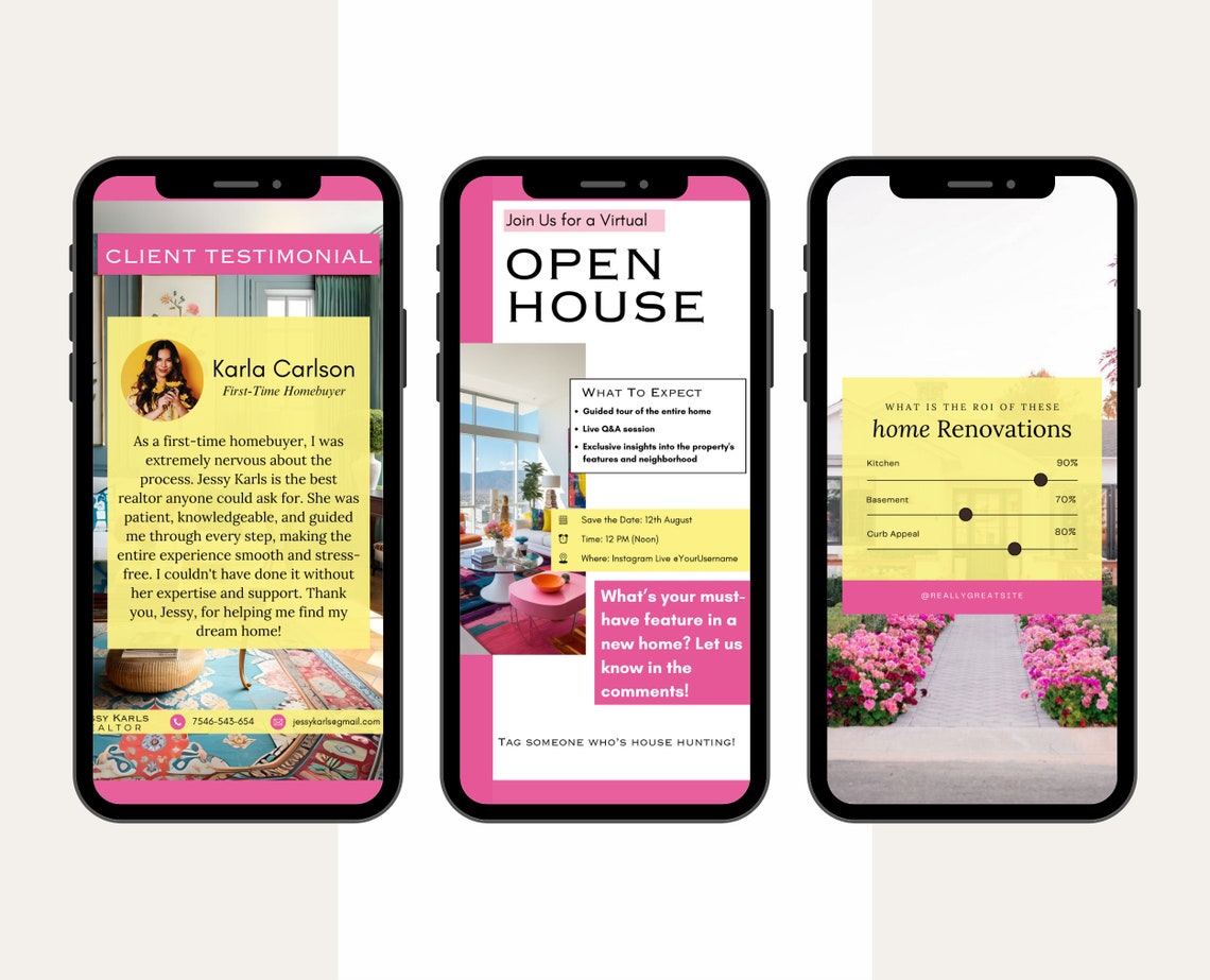 August Real Estate Social Media Templates| August Real Estate Marketing ...