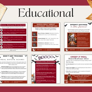 110 October Real Estate Templates| October Real Estate Social Media ...