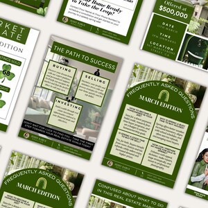 March Real Estate Marketing Templates| March Social Media Posts| Real ...