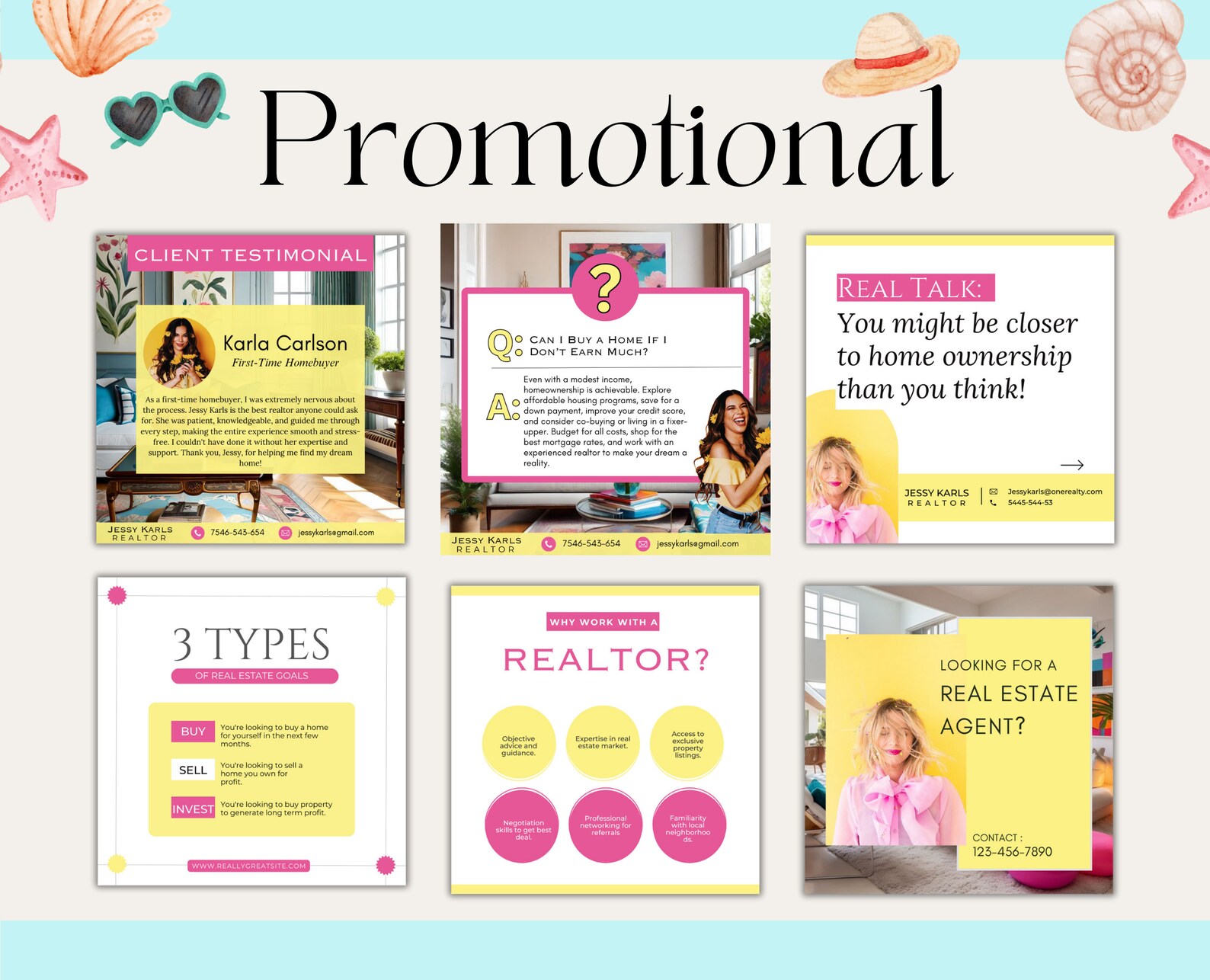 August Real Estate Social Media Templates| August Real Estate Marketing ...