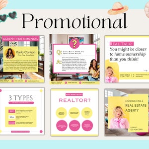 August Real Estate Social Media Templates| August Real Estate Marketing ...