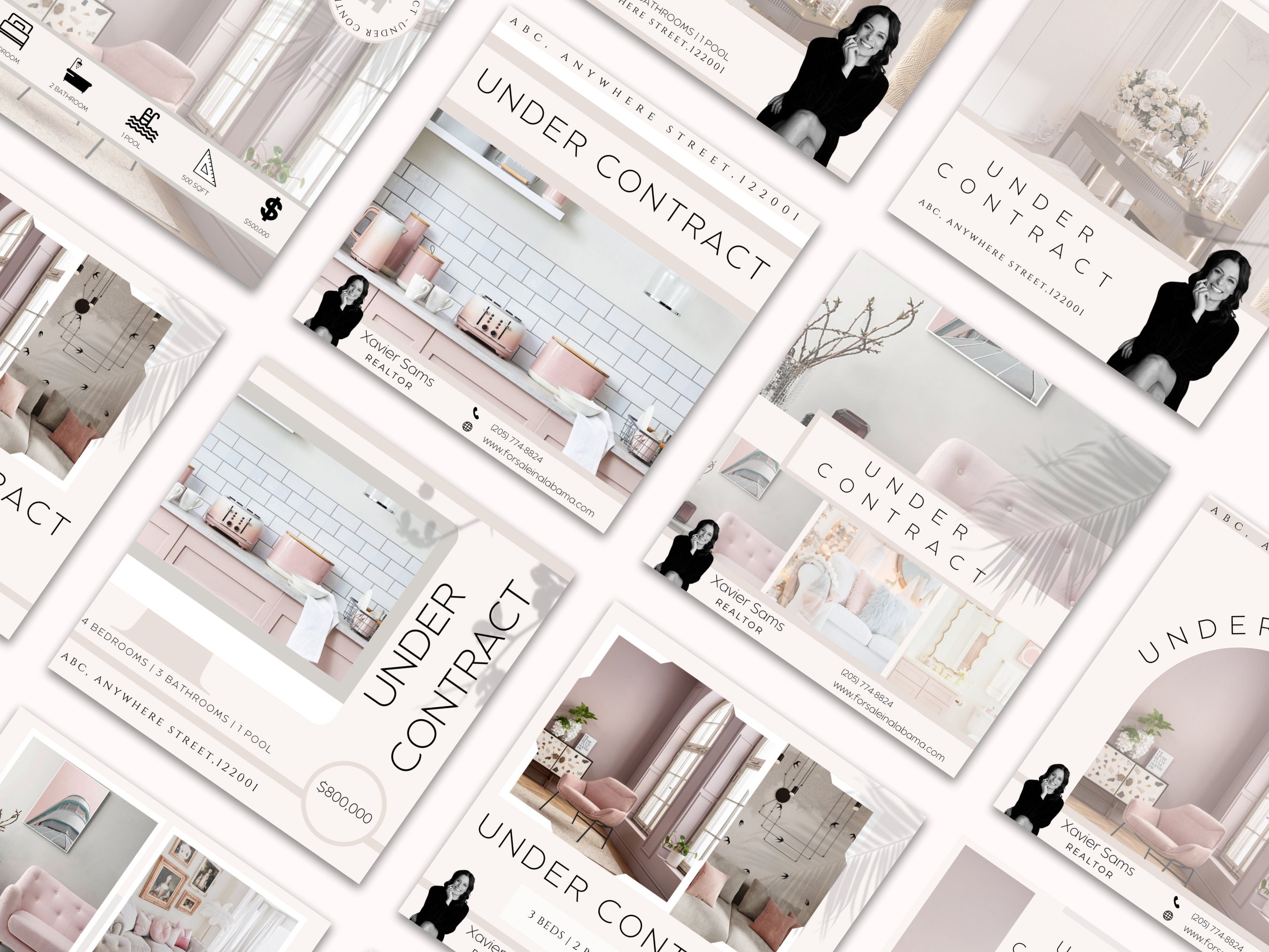 30 Under Contract Real Estate Templates Realtor Facebook and - Etsy