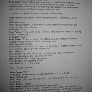 Spider-man Far From Home Signed Movie Film Script Screenplay X13 Tom ...