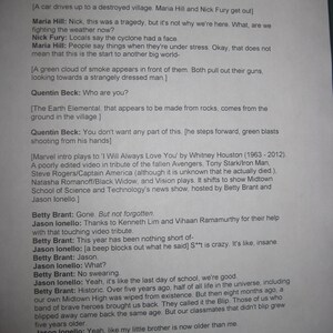 Spider-man Far From Home Signed Movie Film Script Screenplay X13 Tom ...