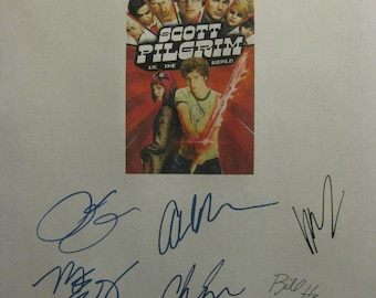 Scott Pilgrim Vs. the World Movie Script Signed Screenplay - Etsy